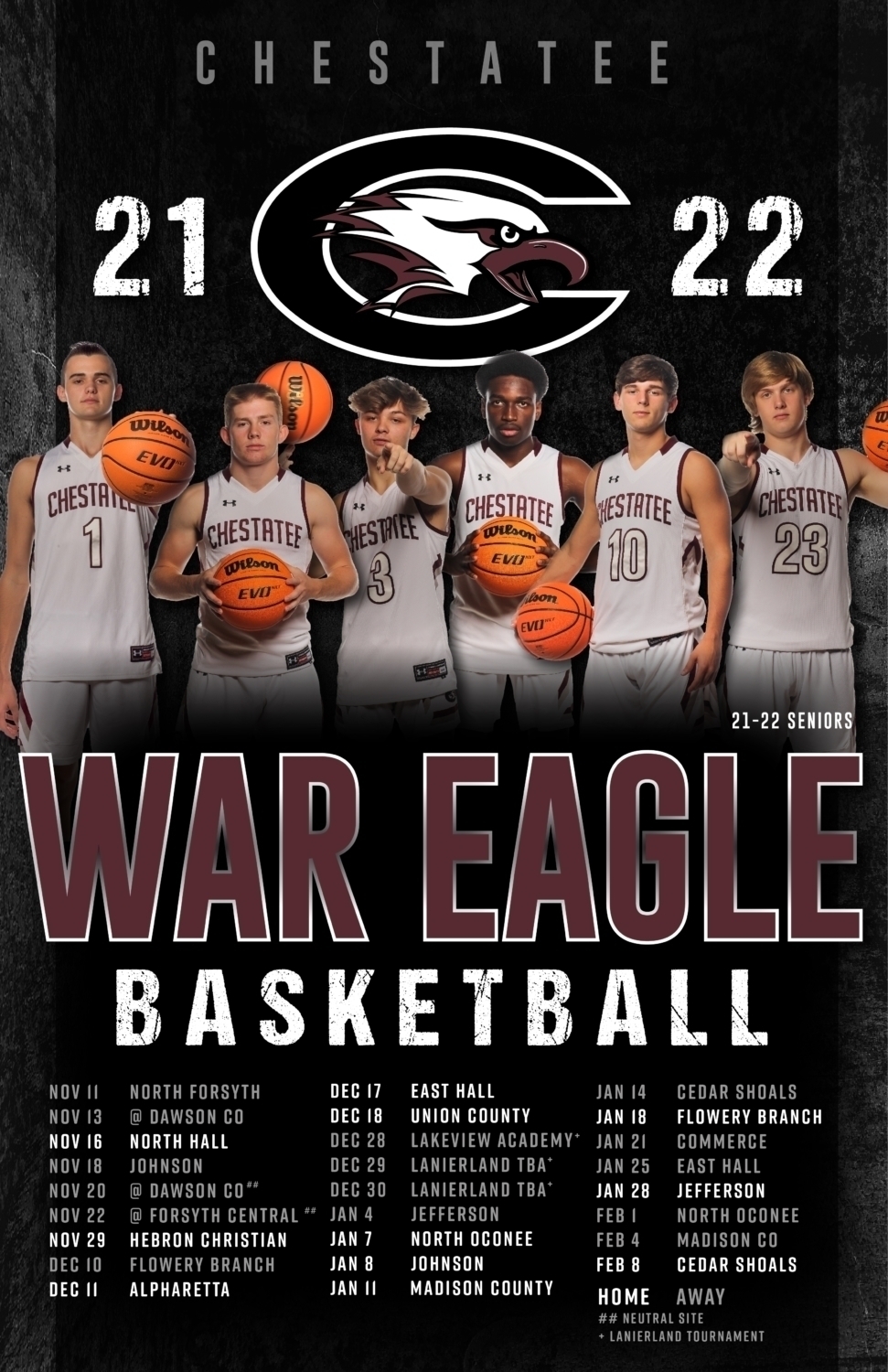 War Eagle Basketball 2021-2022 – Chestatee High School